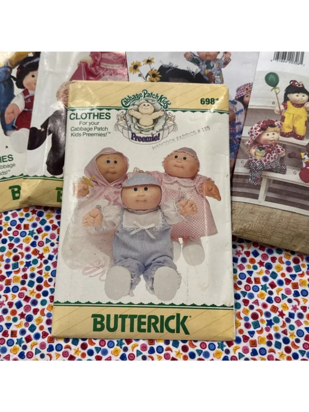 Butterick | Other | 9 Cabbage Patch Kids Doll Clothes Patterns ...